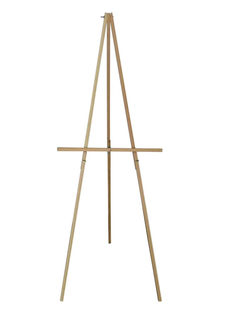 Wooden Easel Stand Slim - Events Partner