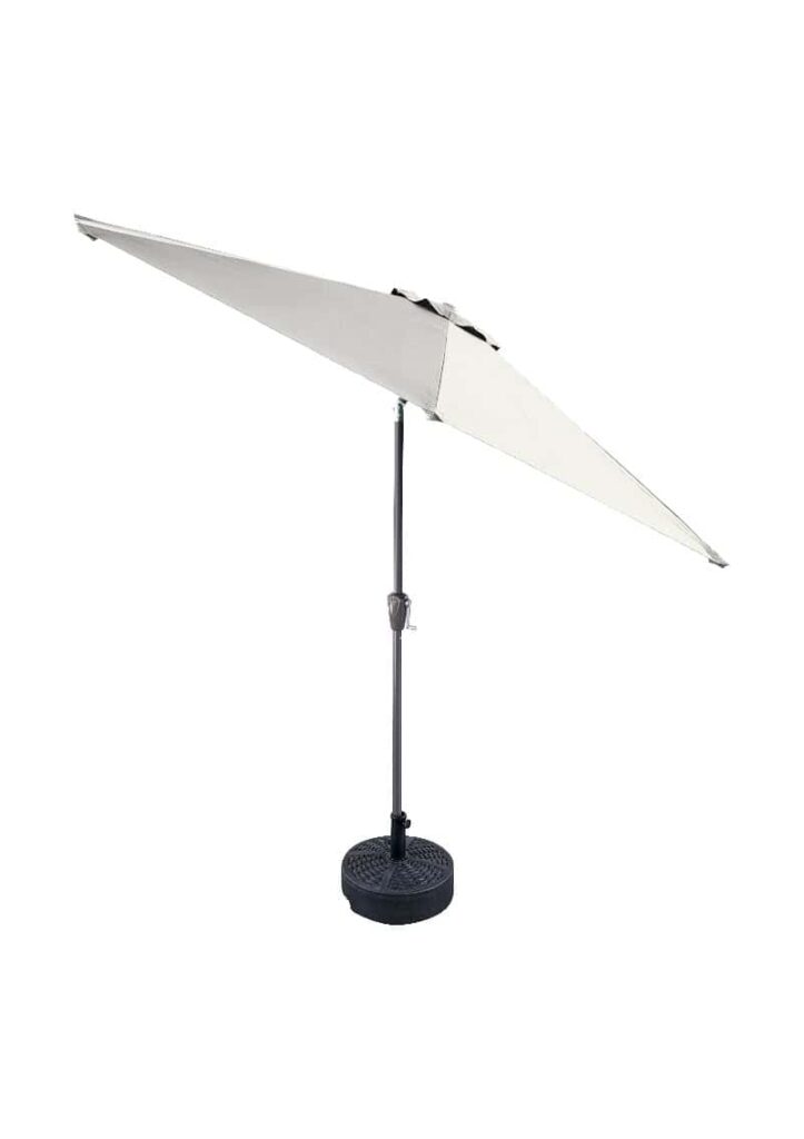 Classic Parasol - White With 4FT Round Table - Events Partner