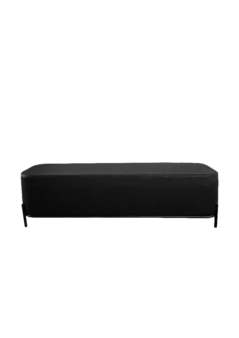 Icon™ Long Bench Black - Events Partner