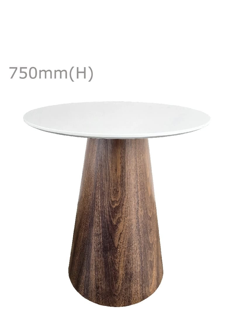 Conic™ Meeting Table & Round Top - White - Events Partner