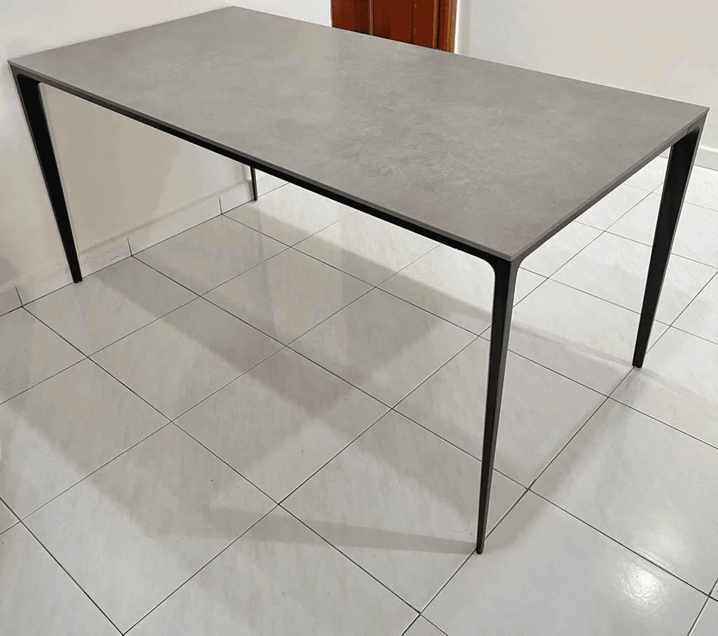 Modern Sintered Stone Dining Table LONG ISLAND BLACK (Min. 6-8 Weeks ...